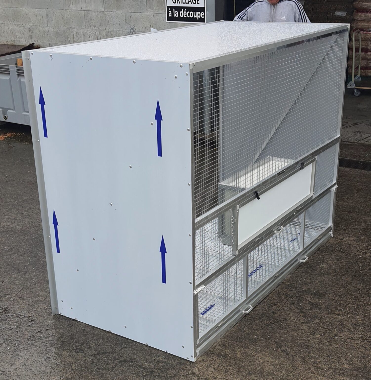 Volières et cages d’élevage en aluminium | Psittacofolie